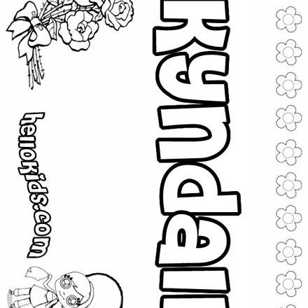 K names for girls coloring posters - 0 printables to create your name ...