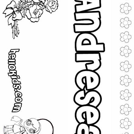 A names for girls coloring sheets - 0 printables to create your name poster
