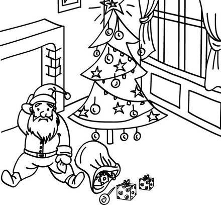 SANTA CLAUS coloring pages - 59 Xmas online coloring books and printables