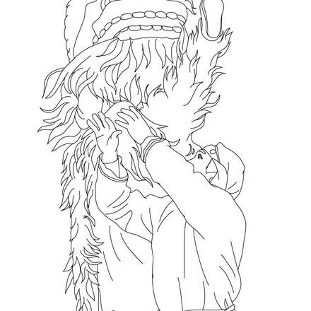 Sagwa The Chinese Siamese Cat Coloring Pages Sketch Coloring Page