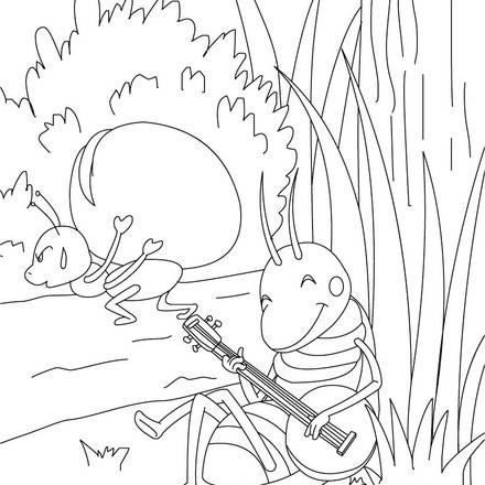 Fables of LA FONTAINE coloring pages - Coloring pages - Printable ...