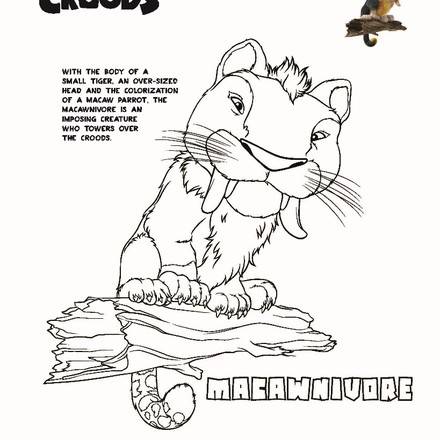 THE CROODS coloring pages - 19 Movies online coloring sheets and ...