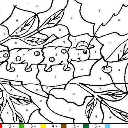ANIMALS Color by Number coloring pages - Coloring pages - Printable ...
