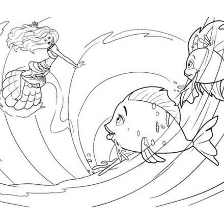 BARBIE in A MERMAID TALE coloring pages - 61 online Mattel dolls ...