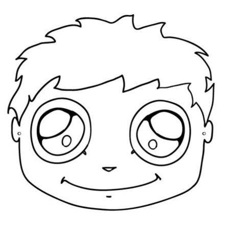 PEOPLE MASKS - 8 Fun printable masks to print and cut out