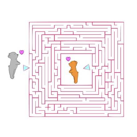 Valentine's Day printable mazes - 6 fun online mazes to print and play ...