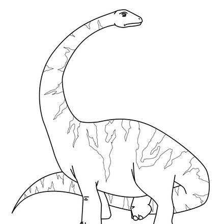 Diplodocus : Coloring pages, Drawing for Kids, Videos for kids, Reading ...