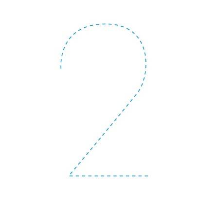 How to draw learn with dotted lines - Hellokids.com