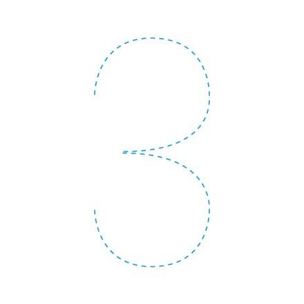 How to draw learn with dotted lines - Hellokids.com