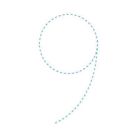 How to draw learn with dotted lines - Hellokids.com