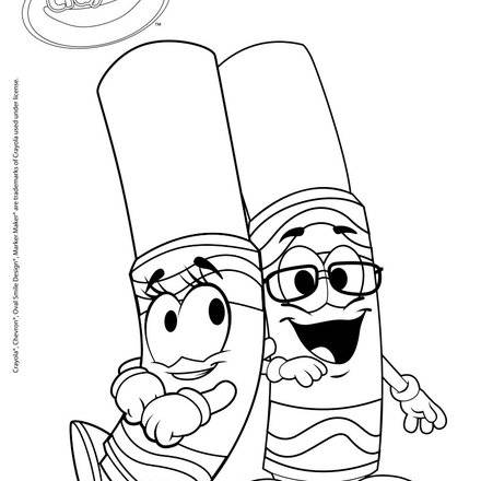 School Markers - School Supply online coloring pages for kids