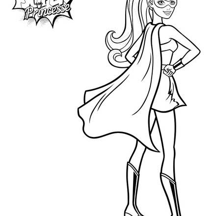 Barbie in Princess Power Coloring Pages - Fun coloring pages for kids