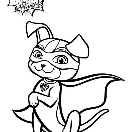 Barbie in Princess Power Coloring Pages - Fun coloring pages for kids