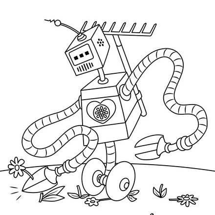 Robot : Coloring pages, Drawing for Kids, Free Online Games, Videos for ...