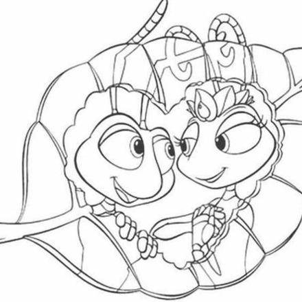 A Bugs life coloring pages - 24 free Disney printables for kids to ...
