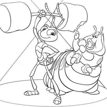 A Bugs life coloring pages - 24 free Disney printables for kids to ...