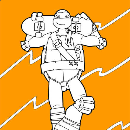 NINJA TURTLES coloring pages - 2 printables of your favorite TV characters