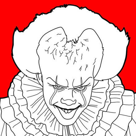 Stephen King's IT coloring pages - 4 Movies online coloring sheets and ...