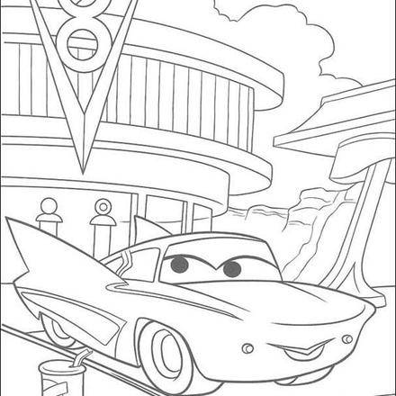 Cars coloring pages - 52 free Disney printables for kids to color online