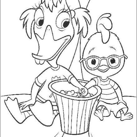 Chicken Little coloring pages - 71 free Disney printables for kids to ...