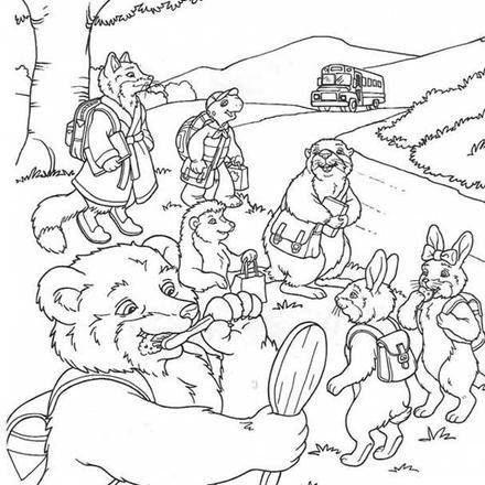 FRANKLIN coloring pages - 39 free printables of Franklin the Turtle ...