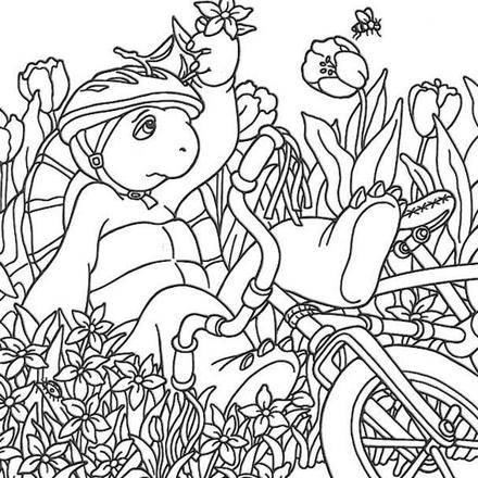 FRANKLIN coloring pages - 39 free printables of Franklin the Turtle ...