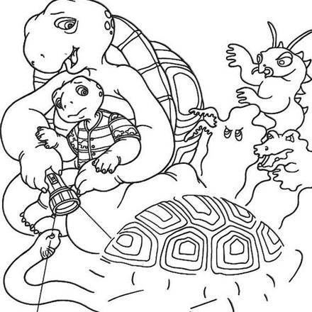 Franklin : Coloring pages, Videos for kids, Reading & Learning, Kids ...