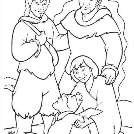 Brother Bear coloring book pages - 44 free Disney printables for kids ...