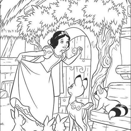 Snow white : Coloring pages, Free Online Games, Videos for kids ...