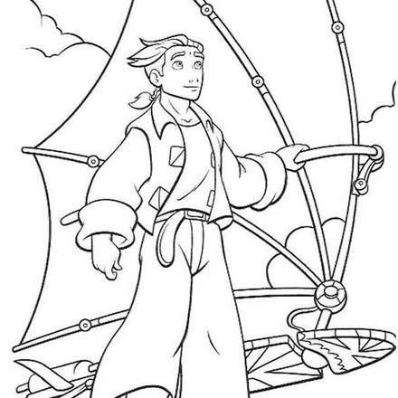 Treasure Planet coloring book pages - 40 free Disney printables for ...