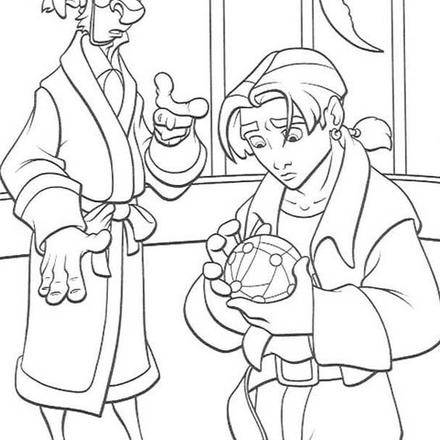 Treasure Planet coloring book pages - 40 free Disney printables for ...