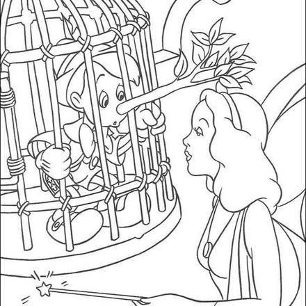 Pinocchio coloring pages - 18 free Disney printables for kids to color ...