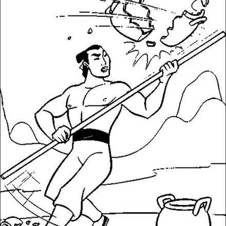 Mulan coloring pages - 28 free Disney printables for kids to color online