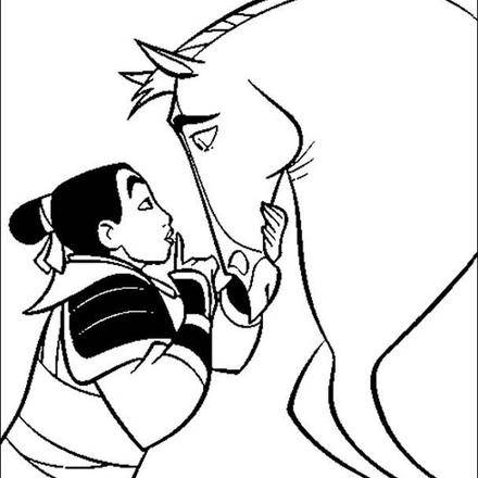 Mulan coloring pages - 28 free Disney printables for kids to color online