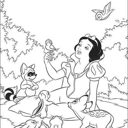 Snow white : Coloring pages, Free Online Games, Videos for kids ...