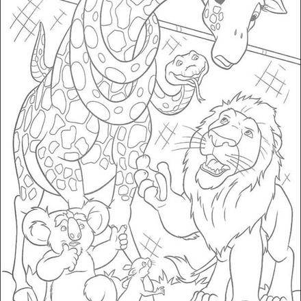 The Wild coloring book pages - 55 free Disney printables for kids to ...