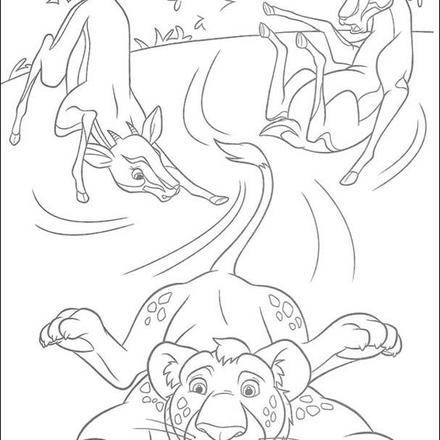 The Wild coloring book pages - 55 free Disney printables for kids to ...